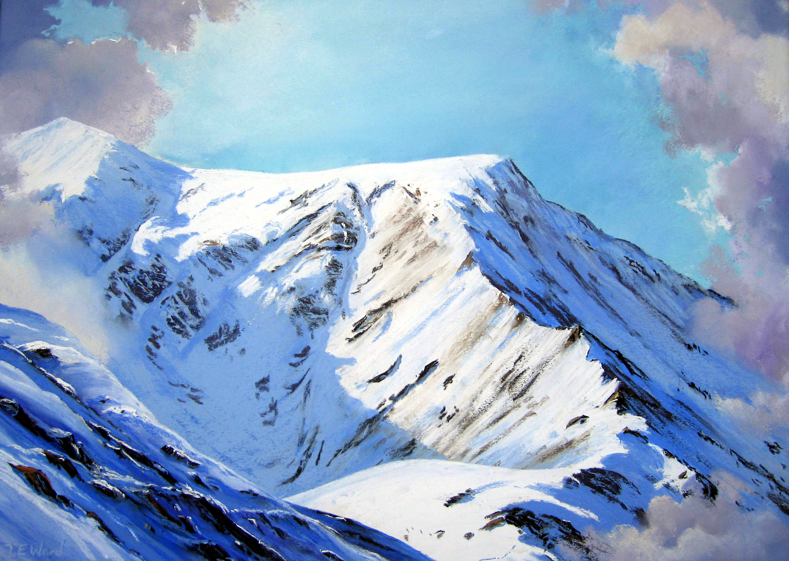 Sharp Edge, Blencathra Print. – Jane Ward Artist