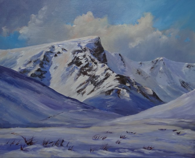 Sharp Edge Original Oil painting – Jane Ward