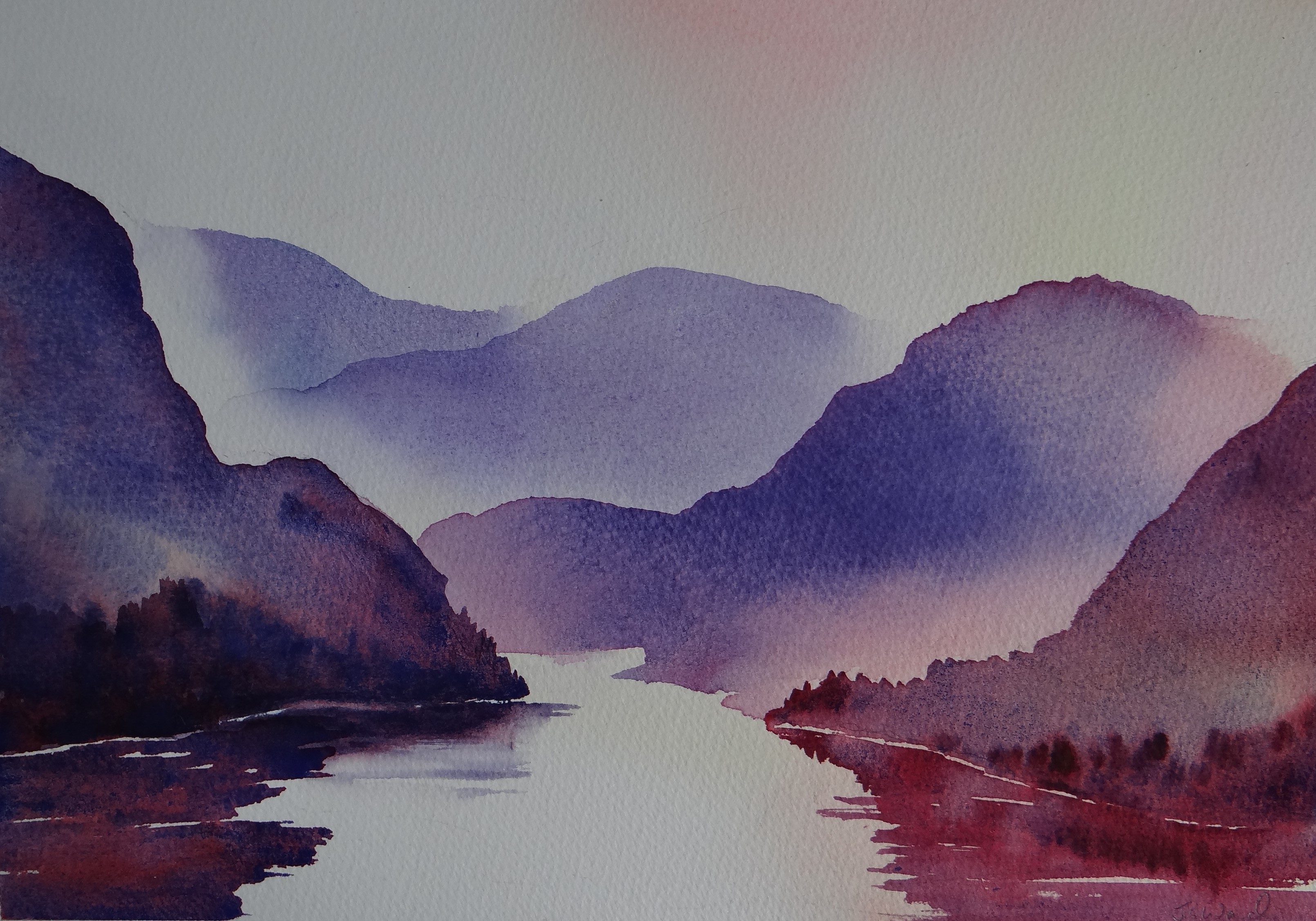 Simply Ullswater Watercolour – Jane Ward