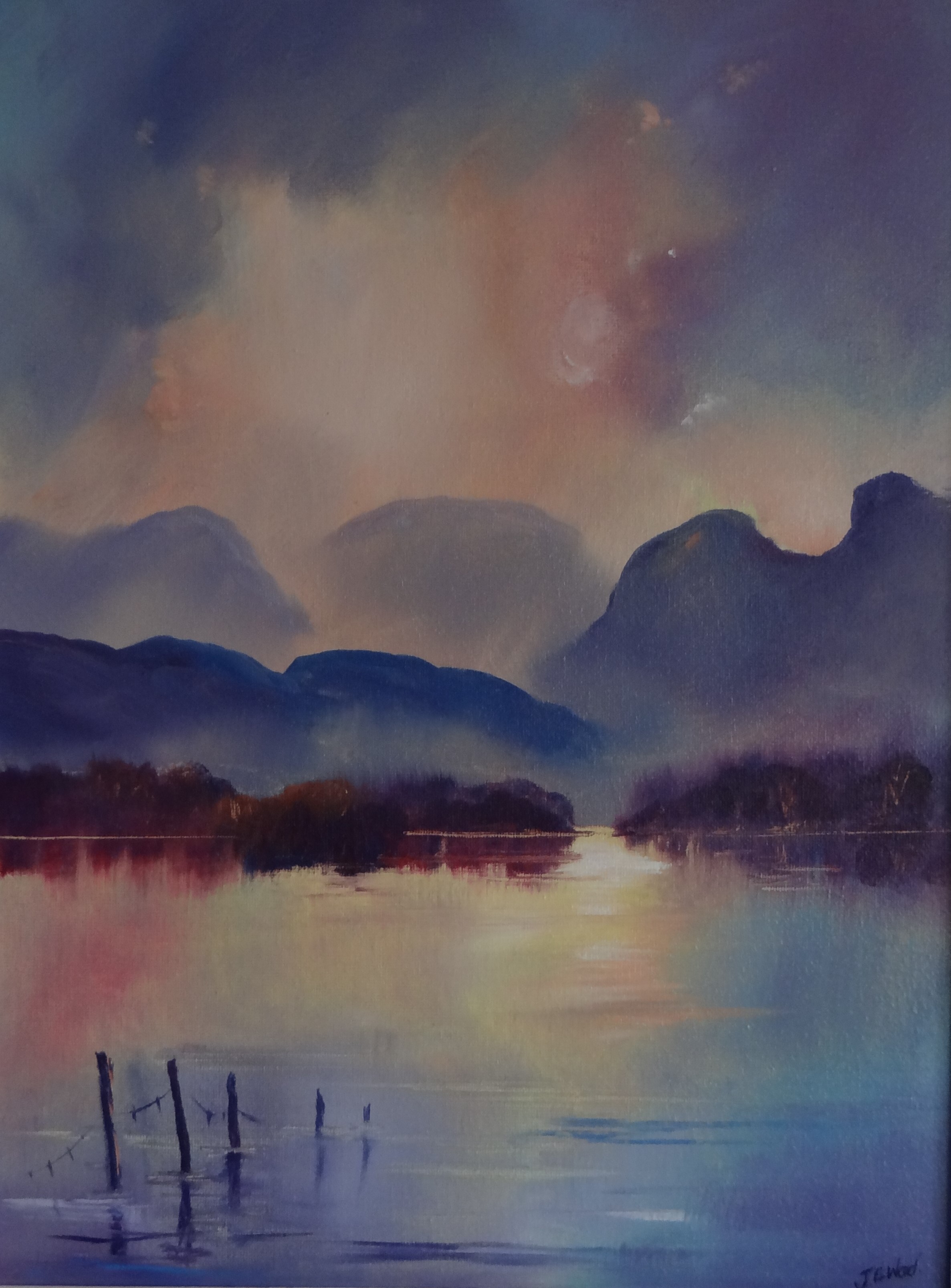 Windermere Original Oil Painting – Jane Ward Artist