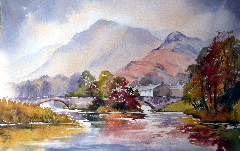 Grange in Borrowdale Watercolour Tutorial. – Jane Ward