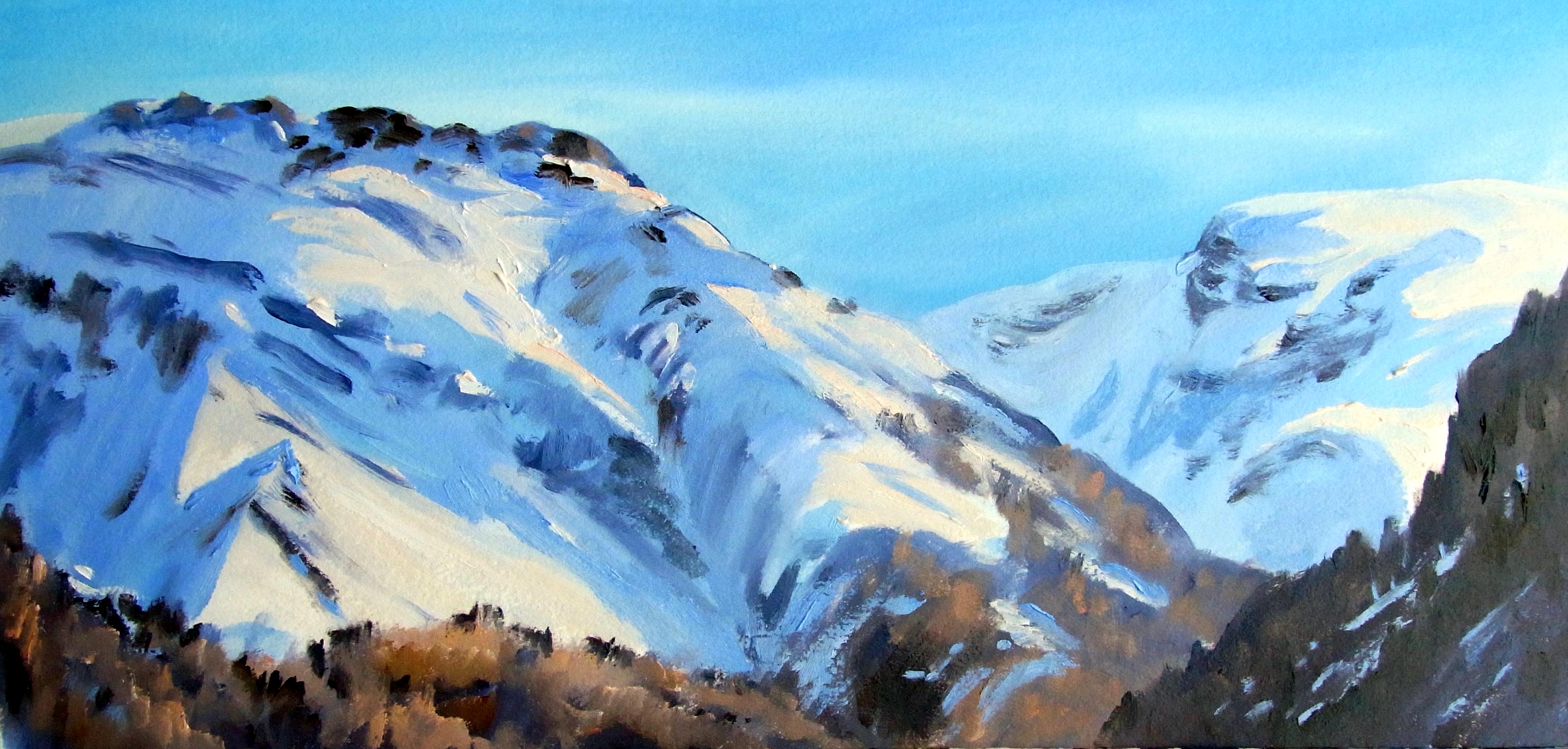 Samoens Winter Paintings – Jane Ward