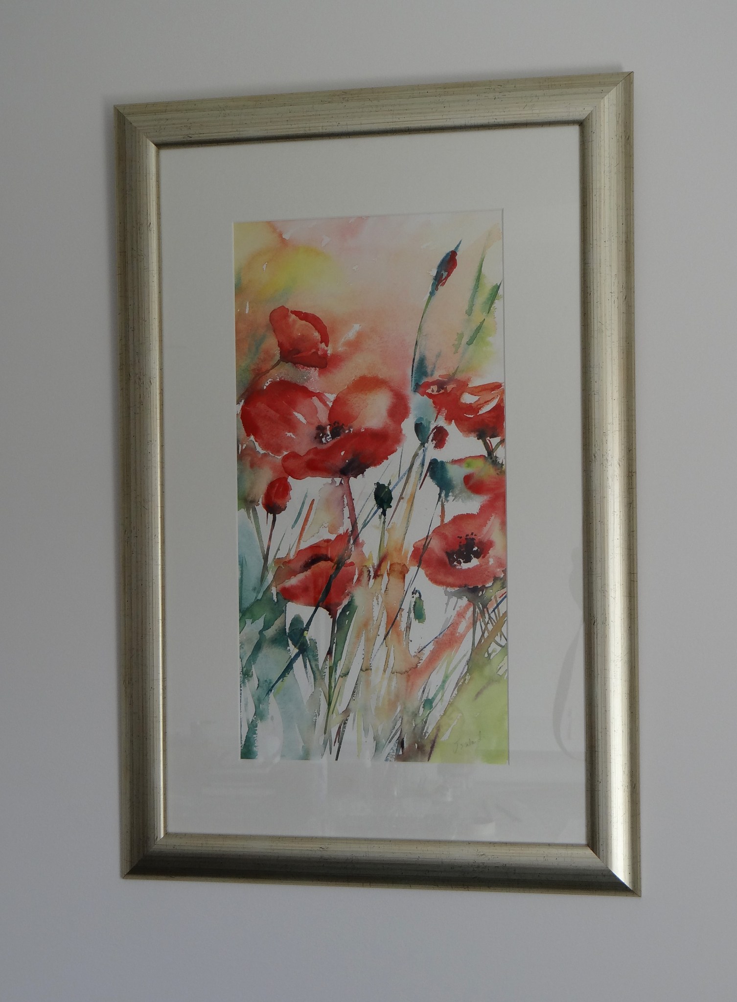 Poppies Watercolour Painting – Jane Ward Artist