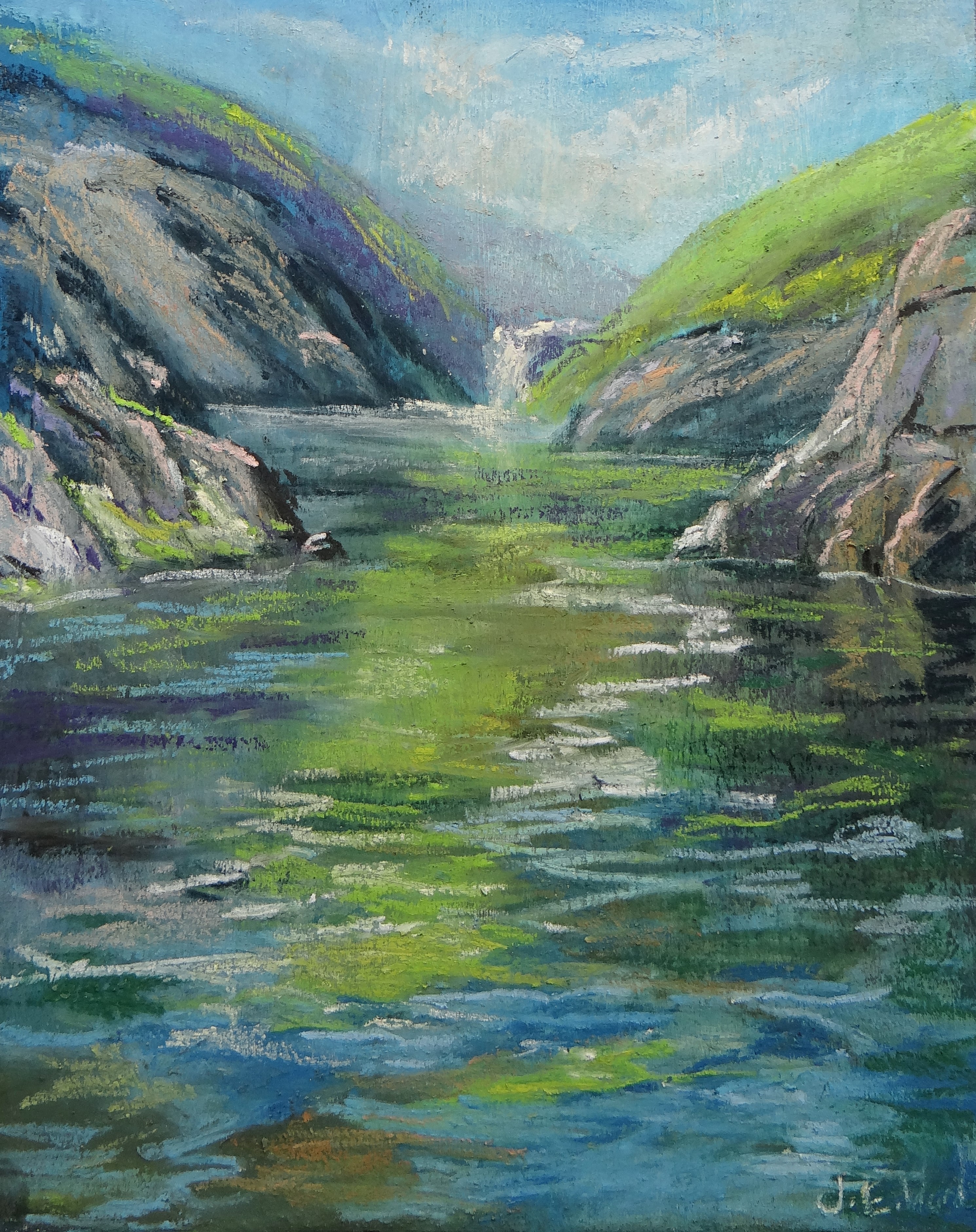 Black Moss Pot, Borrowdale Print. – Jane Ward Artist