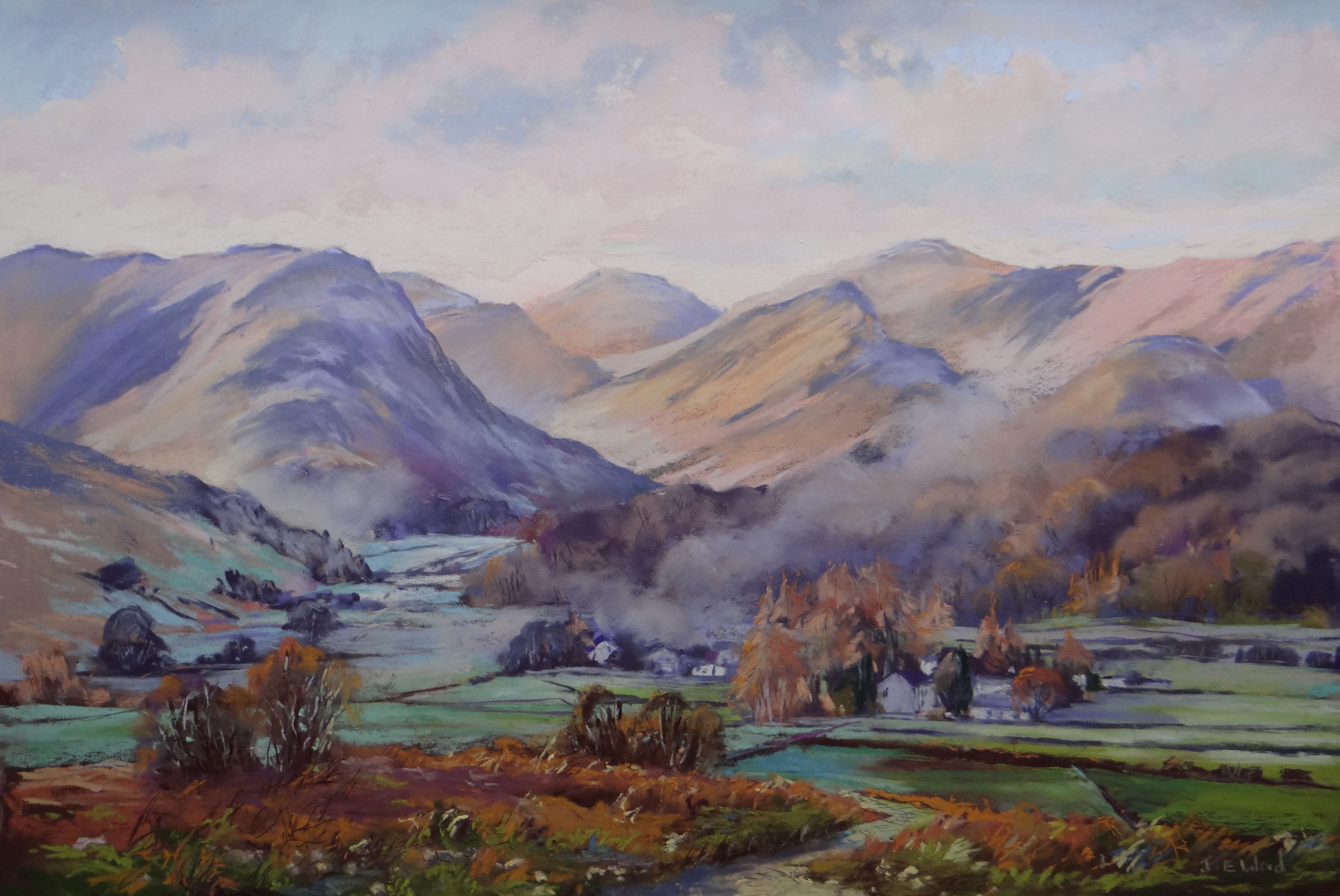 Winter Light, Borrowdale – Jane Ward Artist